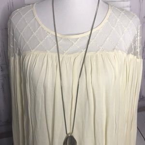 inLuv | Tops | New Boho Chic Top X 2x Ivory Spring Top Elegant | Poshmark